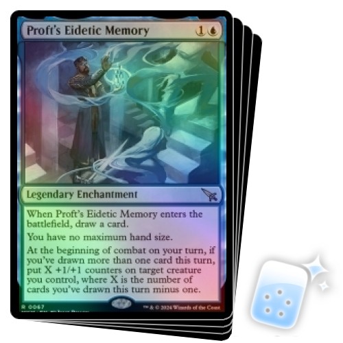 FOIL PROFT'S EIDETIC MEMORY X4 Murders At Karlov Manor MKM Magic MTG ...