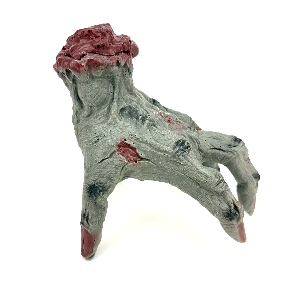 Animated Haunted Zombie Hand Halloween Prop Walking Magic Power Severed ...