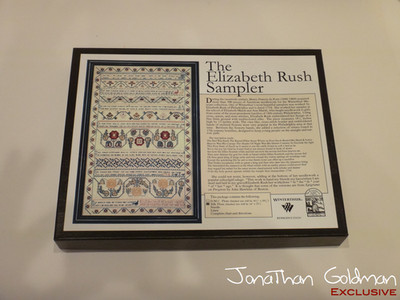 The Elizabeth Rush Sampler - Cross Stitch Kit - Winterthur - The ...