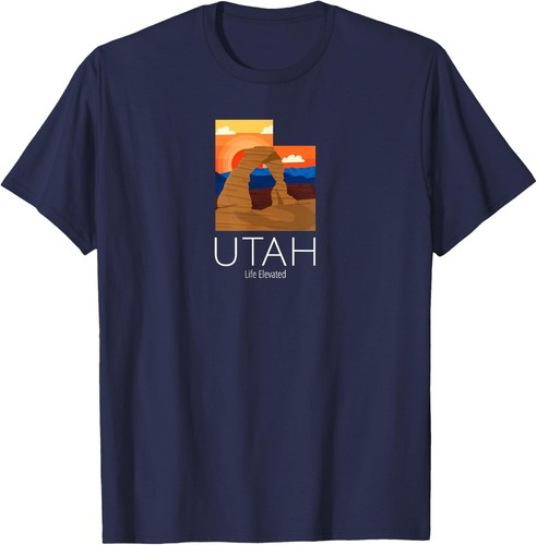 Utah Proud State Motto Life Elevated T-Shirt Hoodie | eBay