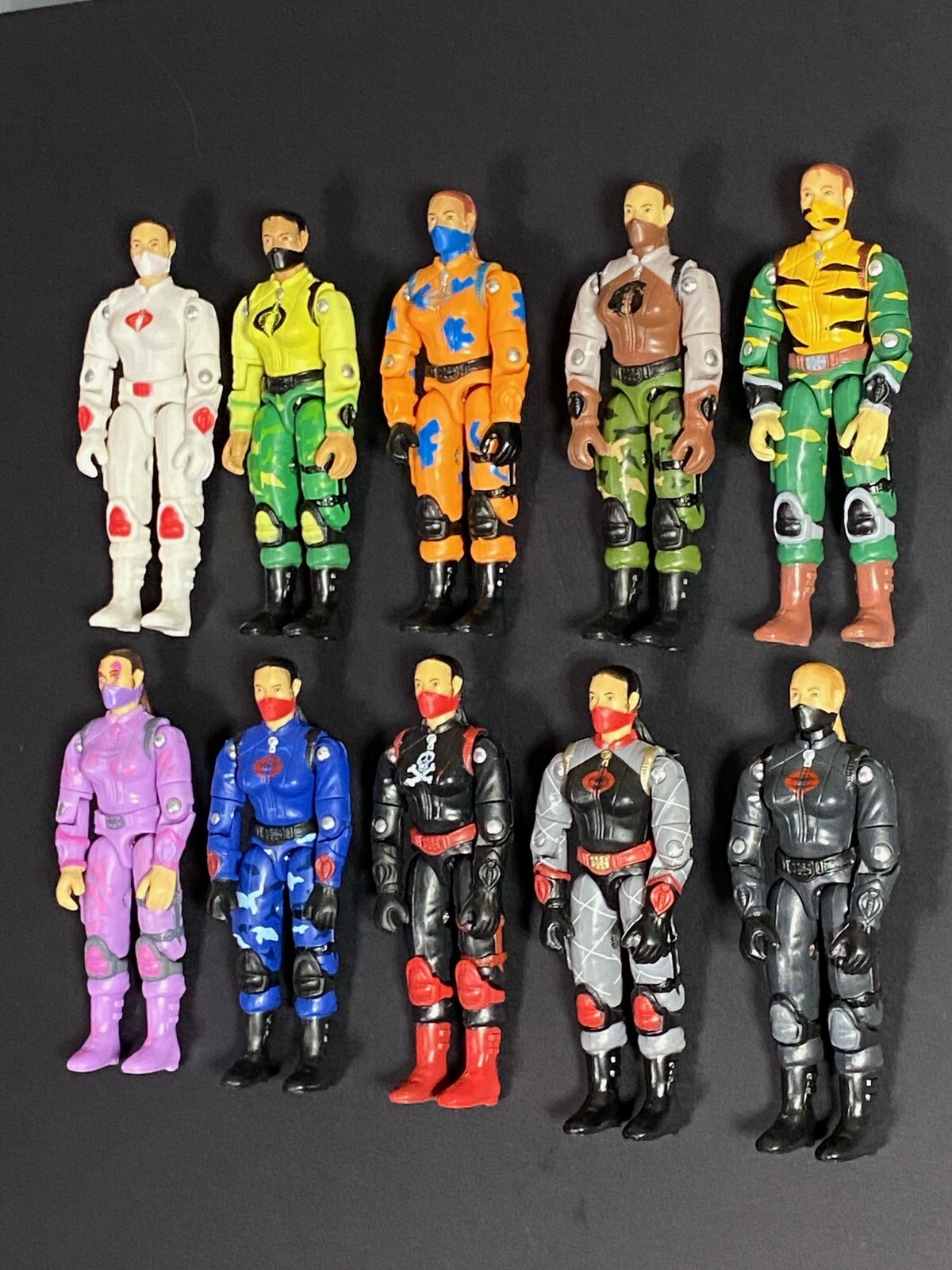 Gi Joe Cobra 2024 LADYJAYETOYS Female Plague Troopers Master Set B (10 ...