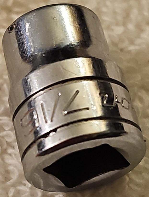 Snap On 7/16" 6pt 3/8" Drive Socket FS141 USA | eBay