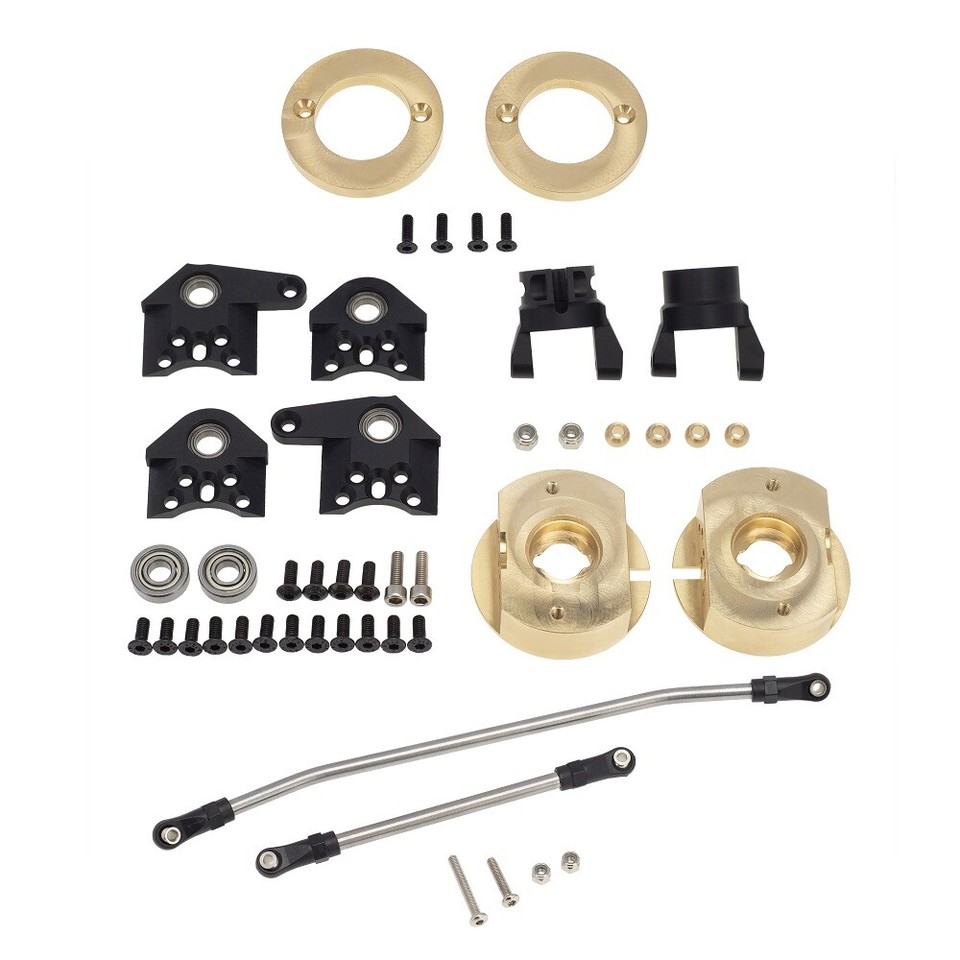 Brass Steering Knuckle Weight kit for 1/10 RC Axial Wraith RR10 90048 ...