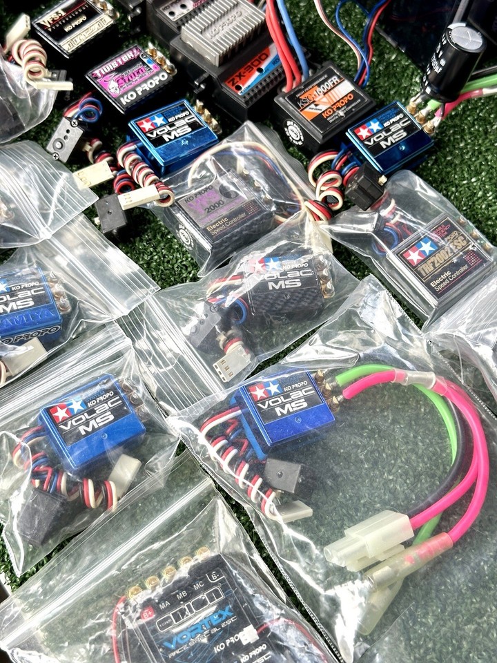 Vintage Novak Tekin Volac Keyence Futaba Ko Propo LRP GM Brushed Esc ...