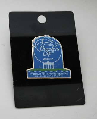 2007 Breeders Cup Monmouth Park Horse Race Racing Hat Pin New NOS MOC ...