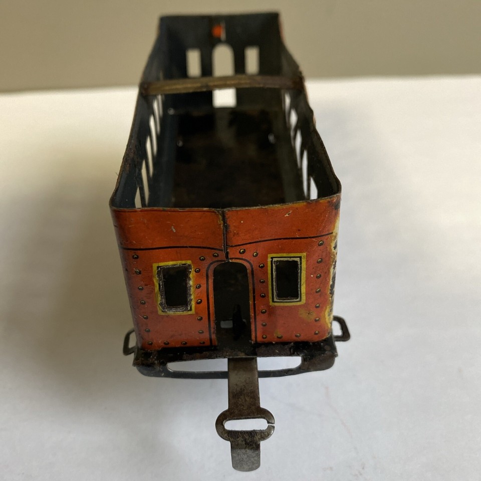 IVES O Gauge #51 Chair Car for PARTS OR RESTORATION Model Train Tin ...