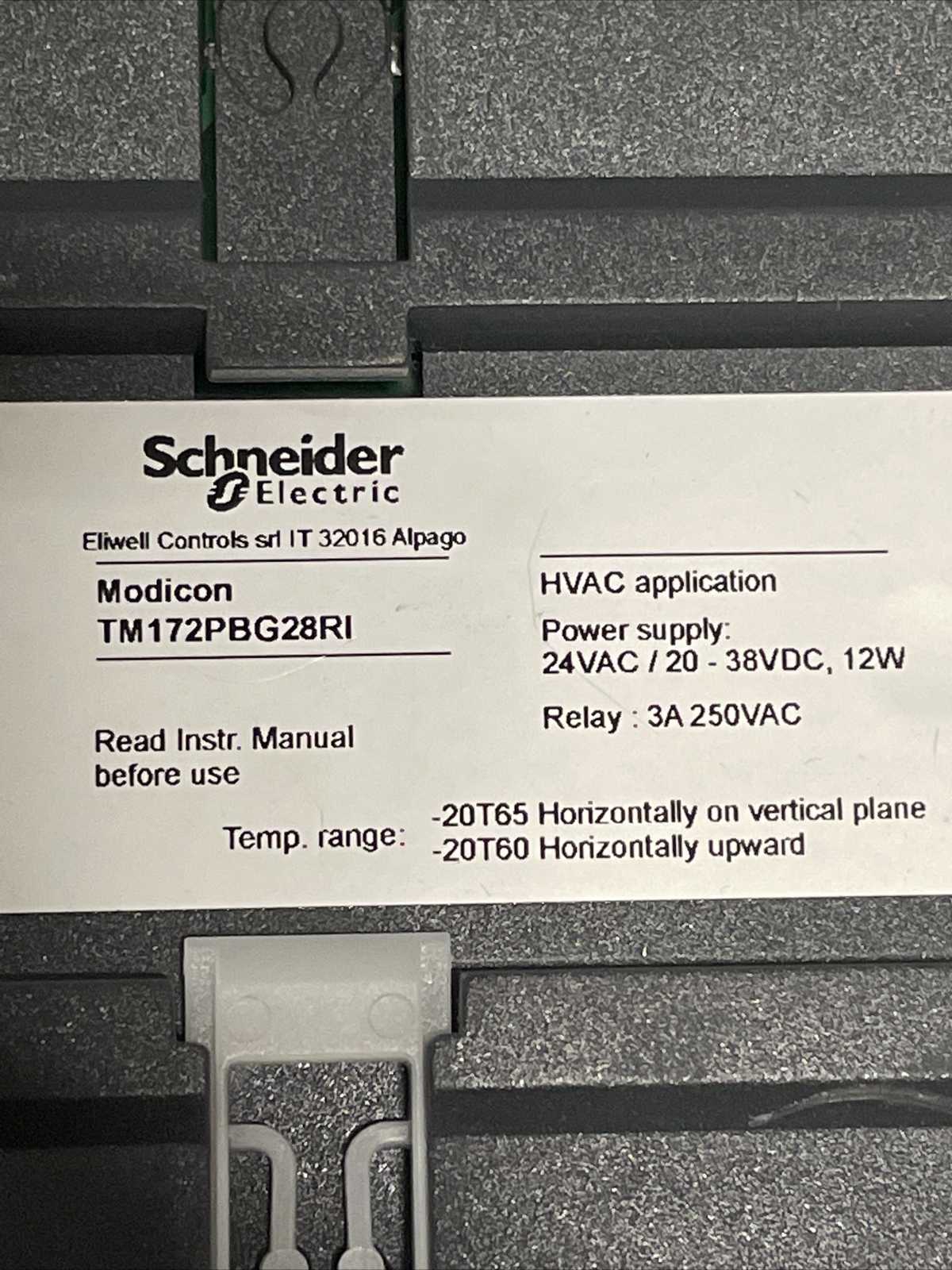 Refurbish Schneider Electric M172 Control Module, Model: TM172PBG28RI ...