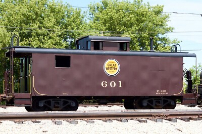 CGW 601 Caboose built April 20 1946 at the Illinois Railway Museum 5 x 7 Photo | eBay