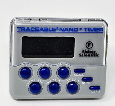 Fisherbrand Scientific S90203 Traceable LCD Timer with Nano Counter (No Battery) | eBay