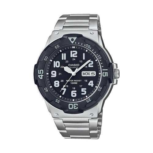Mens Wristwatch CASIO MRW-200HD-1BVDF Stainless Steel Black Sub 100mt ...