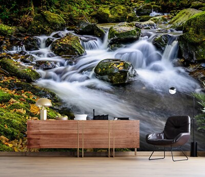 3D Nature Art Stream 7274 Wallpaper Wall Murals Wall Paper Wall Print ...