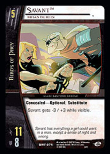 VS System: Savant, Brian Durlin [Played] DC Worlds Finest TCG CCG ...