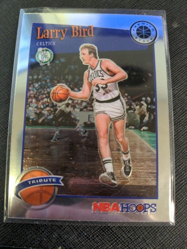 2019-2020 Panini NBA Hoops Premium Stock Tribute Larry Bird Insert Card ...