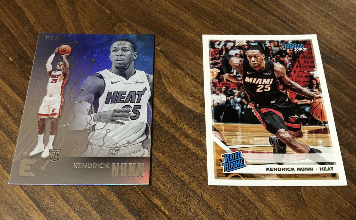 2019-20 Chronicles Kendrick Nunn Card Lot Essentials Dontruss Rated ...
