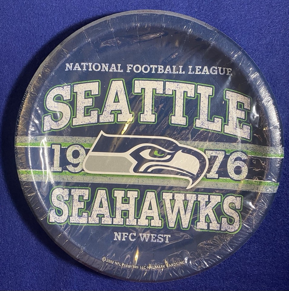 2013 Seattle SEAHAWKS Paper Plates - 8 3/4” - 8CT - NEW Unopened | eBay