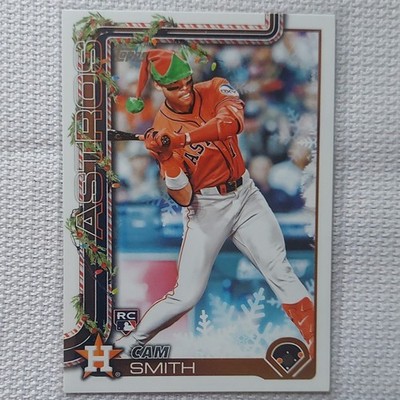 Topps 2025 Holiday Rookie Cam Smith Houston Astros H121 Baseball Card ...