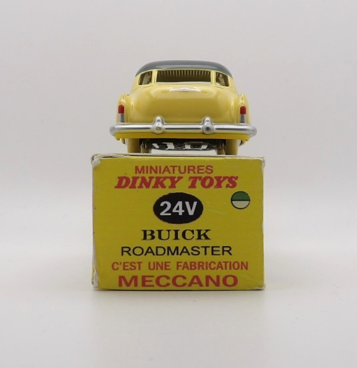 DINKY TOYS/ATLAS 24V BUICK ROADMASTER YELLOW MINT CONDITION IN A REPRO ...