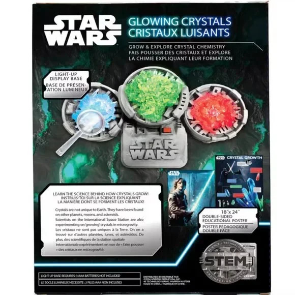 Crystal Growing Kit for Kids - STEM Science Experiment Star Wars NEW ...