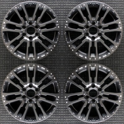 Nissan Titan Matte Black w/ Dimples 20" OEM Wheel Set 2016 to 2024 | eBay