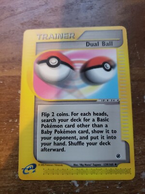 DUAL BALL - 139/165 - Expedition Base Set - Trainer - Pokemon Card Near ...