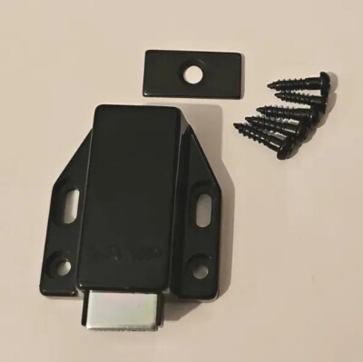 Lamp Magnetic Touch Latch for Medium Doors ML80 Black | eBay