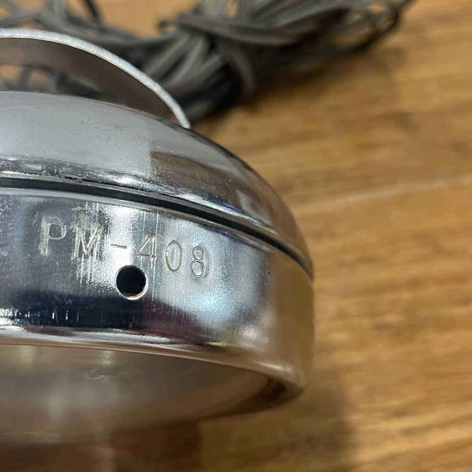 VINTAGE PM-408 RAT ROD Handheld Spot Light Clear Lens Switch On Body ...