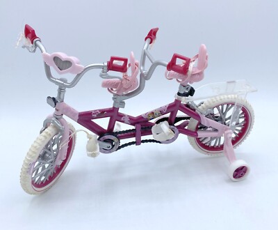 #2 BRATZ DOLL MGA LOT OF ACCESSORIES KIDZ BICYCLE BIKE 2 SEATER TANDEM ...