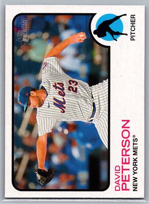 2022 Topps Heritage Baseball #698 David Peterson New York Mets | eBay