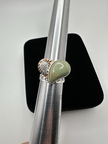 Vintage Sterling Silver Copper Turquoise JAY KING Heart Ring Size 9 | eBay