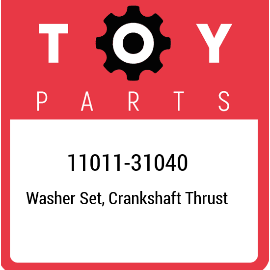 11011-31040 Toyota Washer set, crankshaft thrust 1101131040, New ...