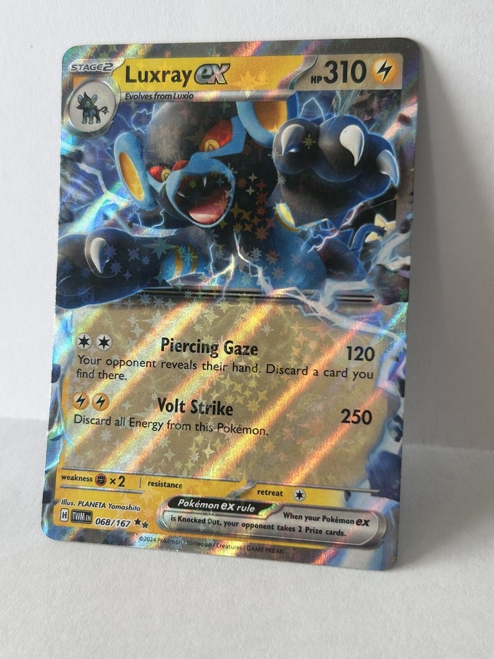 LUXRAY EX 068/167 TWILIGHT MASQUERADE POKEMON (DOUBLE RARE, NM) | eBay