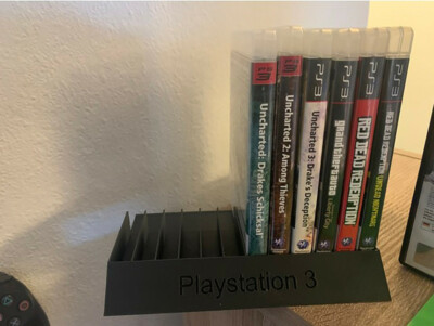 Sony PlayStation 3 PS3 Game Case Stand Disc Cover Jewel Case Holder ...