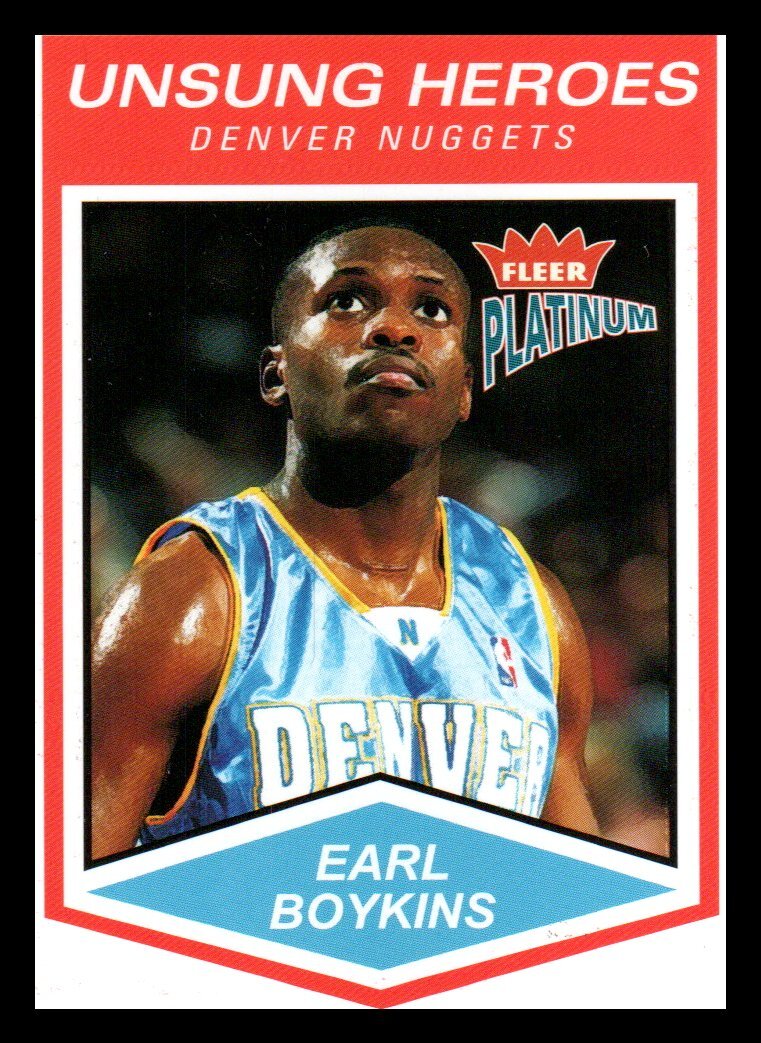 2003-04 Fleer Platinum #147 Earl Boykins NBA Basketball Denver Nuggets ...