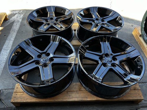22” Dodge Ram RT 1500 Factory OEM Original Stock Black Wheels Rims ...