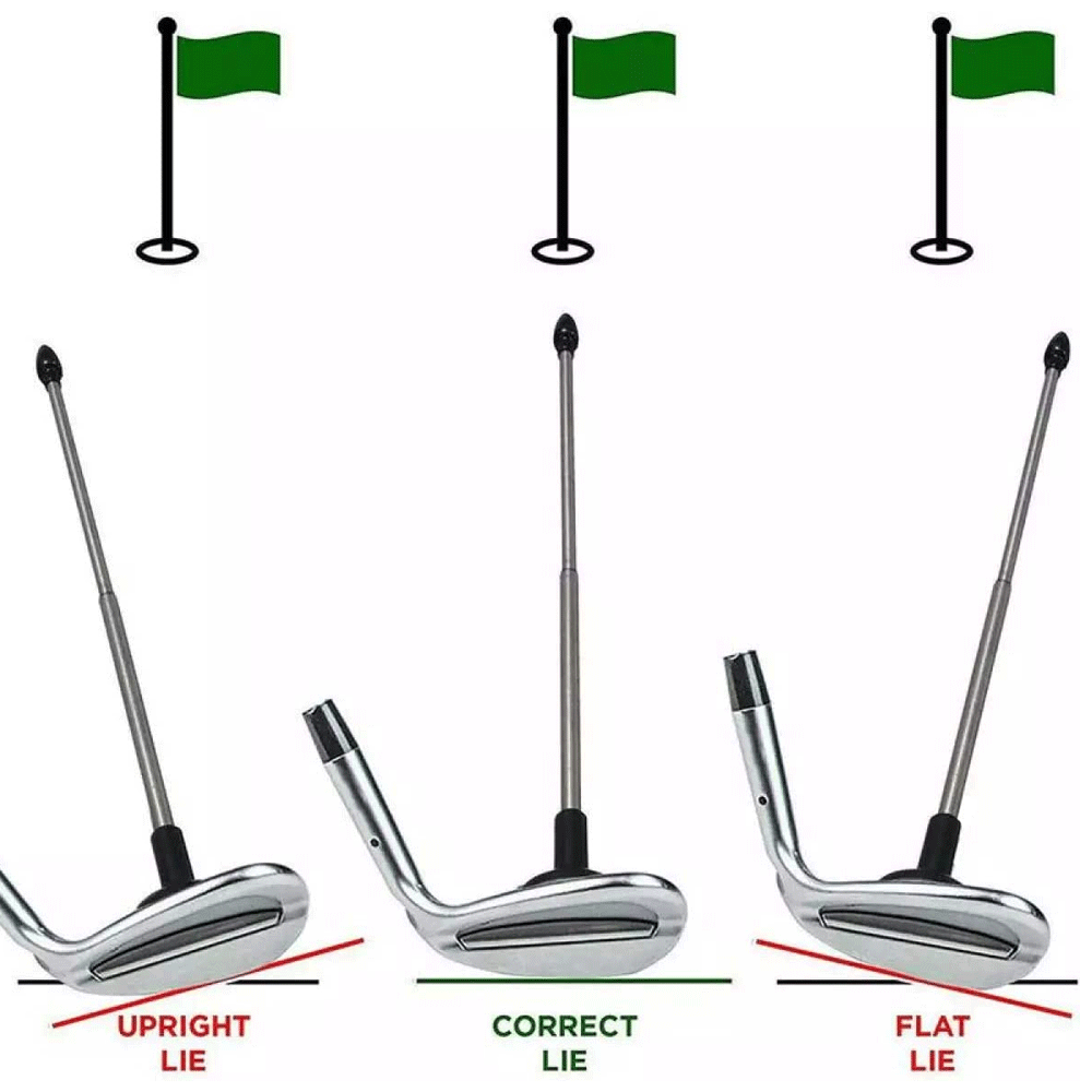 FACE-AIM MAGNETIC GOLF CLUB FACE ROD / GOLF ALIGNMENT LIE ANGLE ...