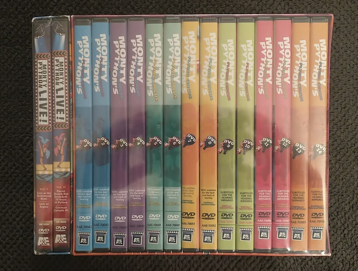 The Complete Monty Python's Flying Circus (DVD, 2000, 14-Disc Set ...