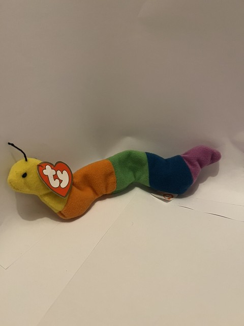 TY Beanie Babies/baby Inch The Worm 4th Gen Hang Tush Tag for sale ...