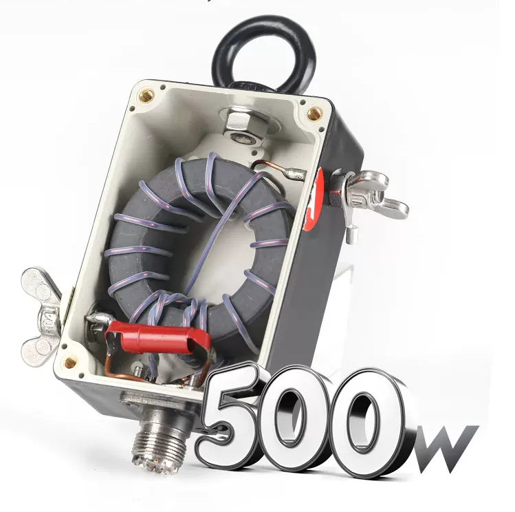 QRP Balun 49:1 500W HF Shortwave Antenna Balun 1.8-30MHz CW/SSB Low SWR ...