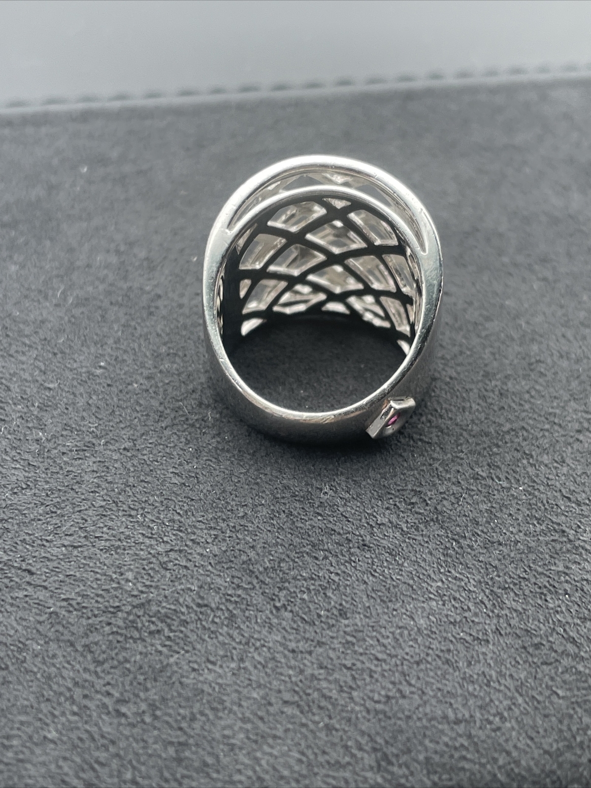.925 Sterling Silver Elle ring Double Cage Fine Jewel… - Gem