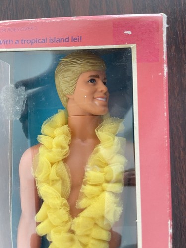 Vintage 1985 Barbie Tropical Ken Doll Mattel 1020 Swim Trunks & Lei ...