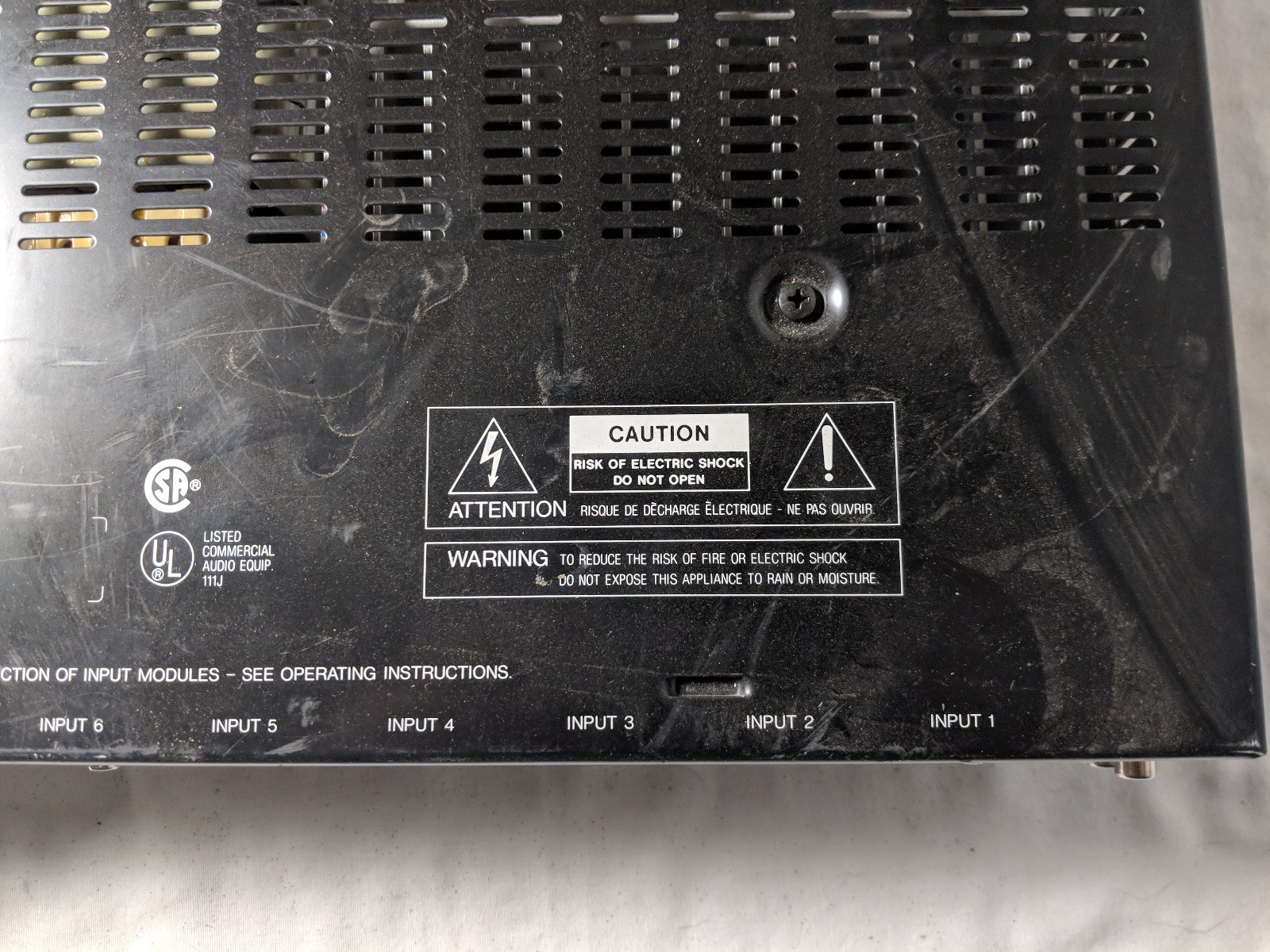 TOA 900 Series II 120W Power Amplifier A-912MK2 For Repair