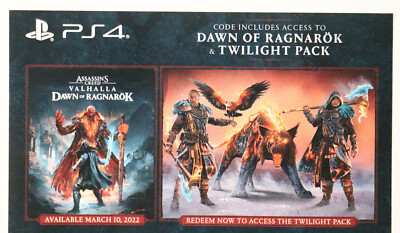 Assassins Creed Valhalla Dawn of Ragnarok & Twilight Pack (PlayStation ...