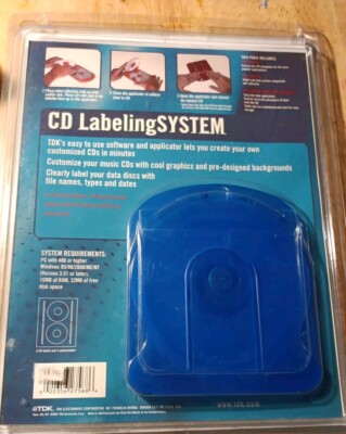 TDK - CD Labeling System | eBay