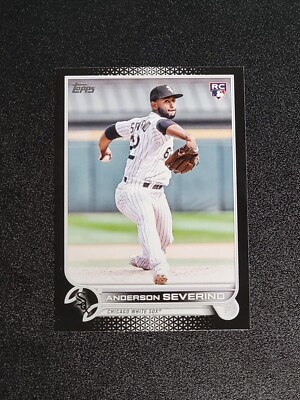 2022 Topps Update Anderson Severino Black /71 #US265 RC Color Match ...