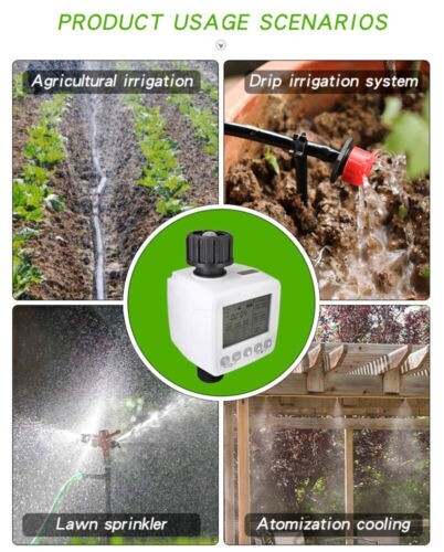 Sprinkler Timer Water Irrigation Timer Rain Sensor Waterproof for ...