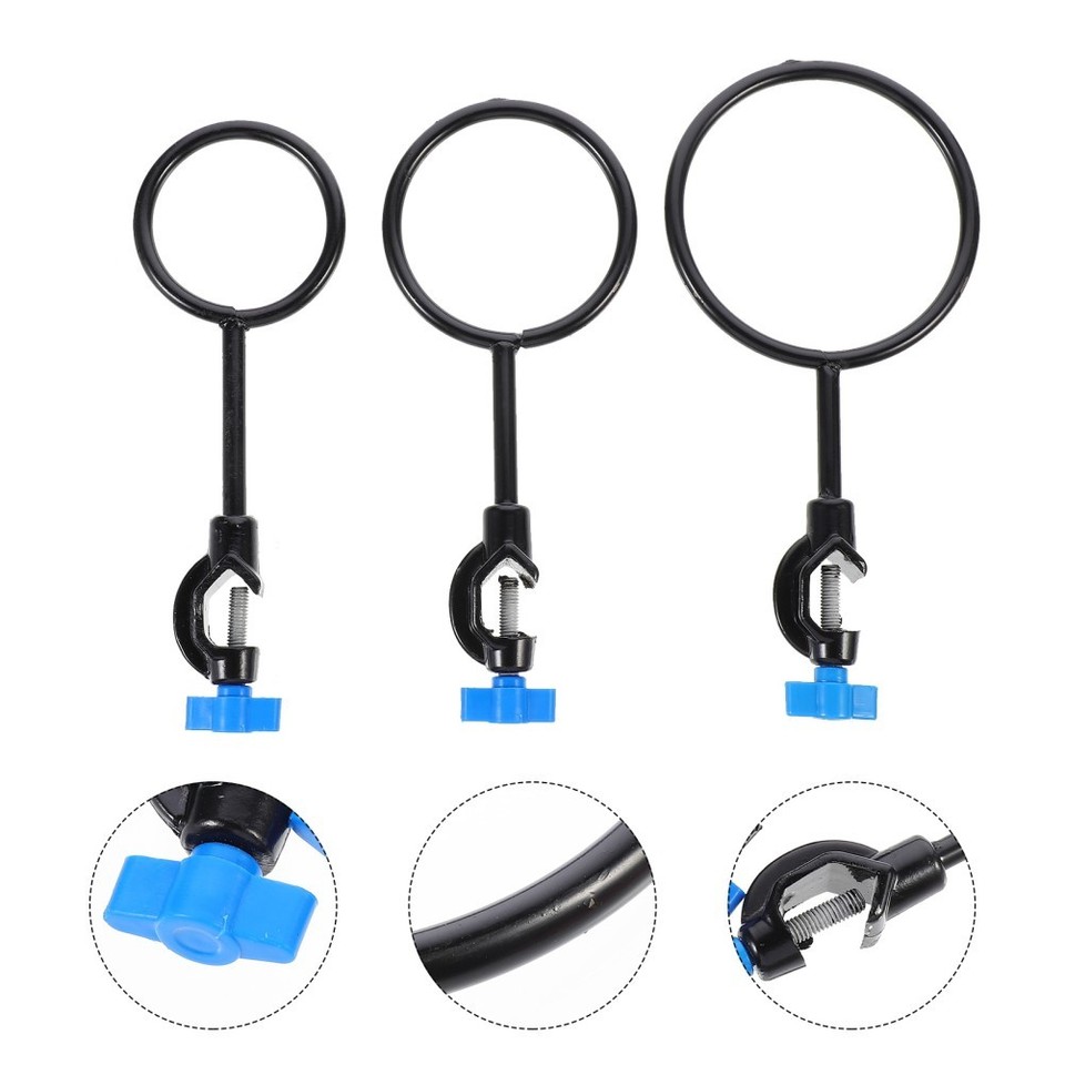 3pcs Sturdy Laboratory Support Rings High-grade Metal Rings for ...