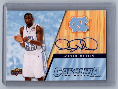 2010-11 Upper Deck North Carolina Tar Heels #79 David Noel UNC Auto | eBay