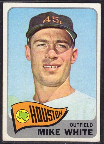 1965 Topps Baseball Card #31 Mike White Houston Colt .45s EX *cc | eBay