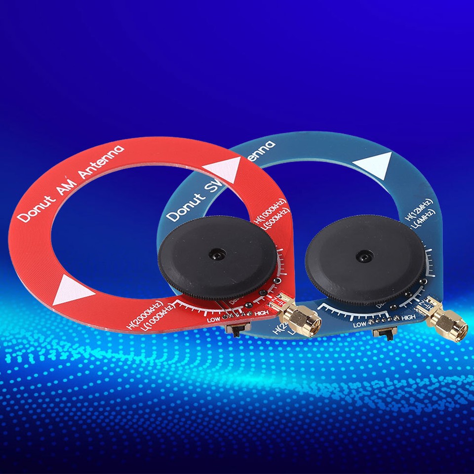 Mini Donut Antennas AM MW/SW Loop Antennas 4MHz-24MHz 500kHz-2000kHz ...