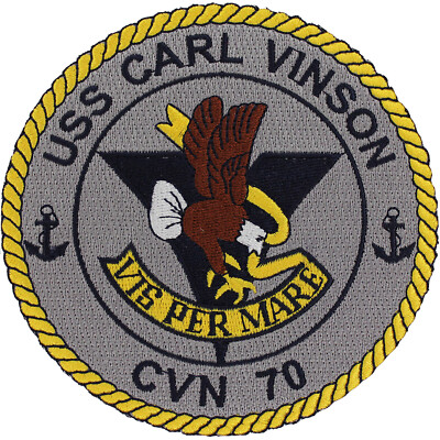 USS Carl Vinson CVN-70 Ship Patch ( 4 1/2" ) P659 | eBay